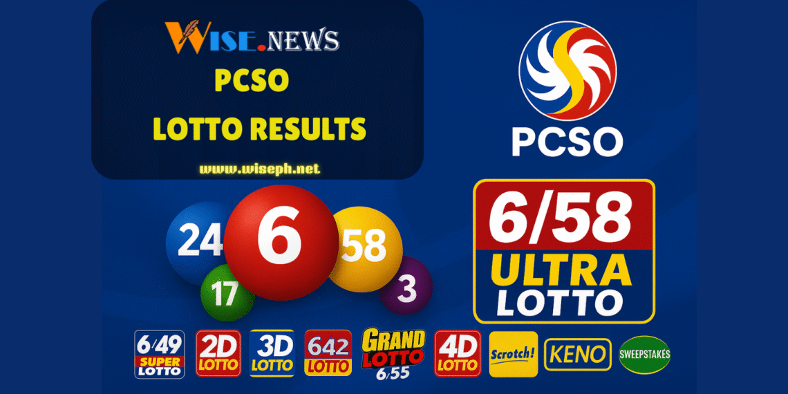 PCSO Lotto Result Today Real-Time Update - Wise News