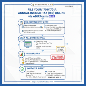 2026 BIR 1701/1701A Online Filing: Easy Step-by-Step Guide