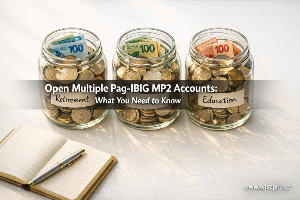 Open Multiple MP2 Accounts: What You Need to Know | WisePH